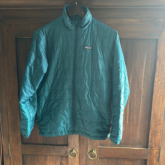 Patagonia | Jackets & Coats | Patagonia Kids Teal Down Jacketsweater ...
